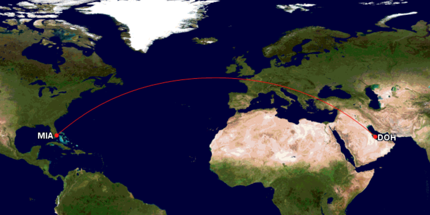 카타르 항공 도하-마이애미 큐스윗 탑승리뷰 - Qatar Airways DOH-MIA Q Suite Flight Review ...