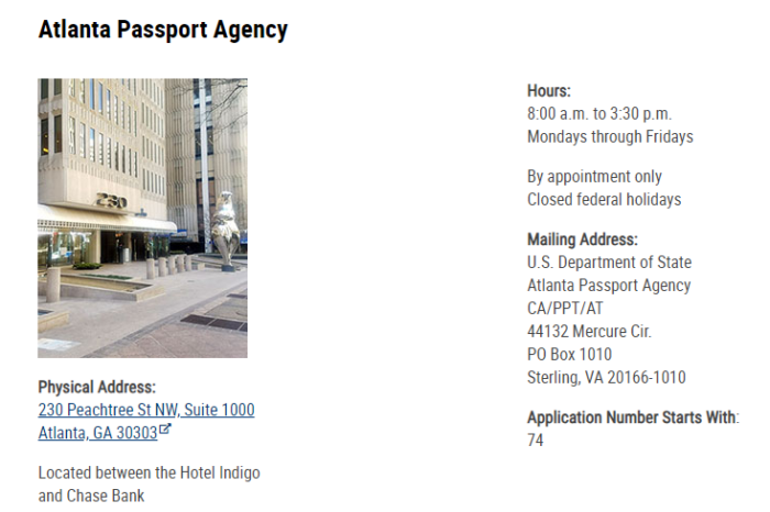미국 여권 급행 발급 @ Atlanta Passport Agency - Fly with Moxie Travel Blog