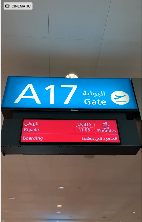 [2] 비행 리뷰: 두바이 – 리야드 에미레이츠 항공 EK813 Boeing 777-300ER + 사우디 관광비자 - Fly ...