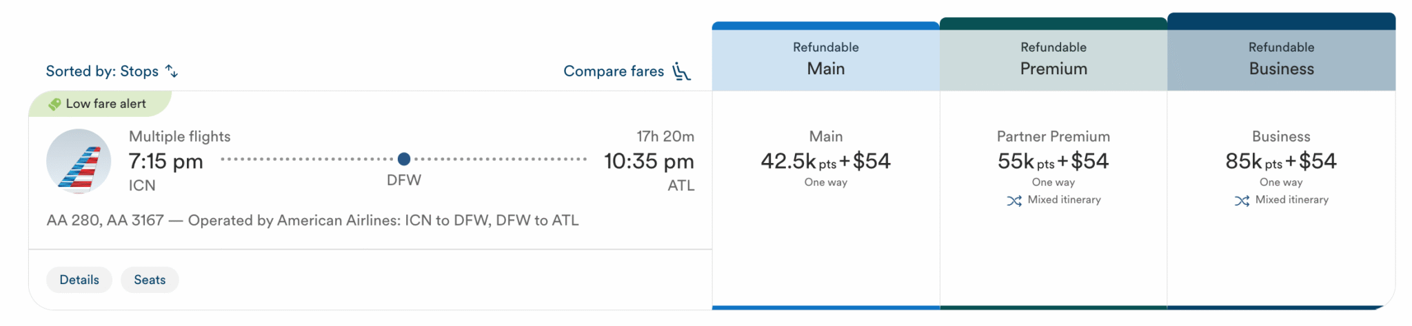 American Airlines ICN-DFW (AA280) B777-200 Business Class Review - Fly ...